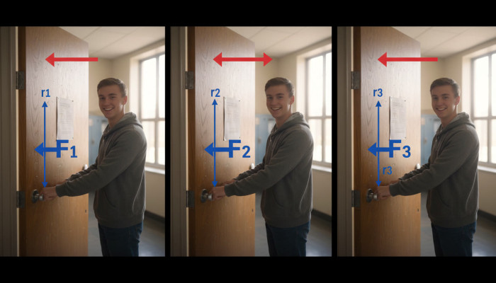 Physics 1 Rotation Basics: Building Intuition for τ = r × F - Sparkl